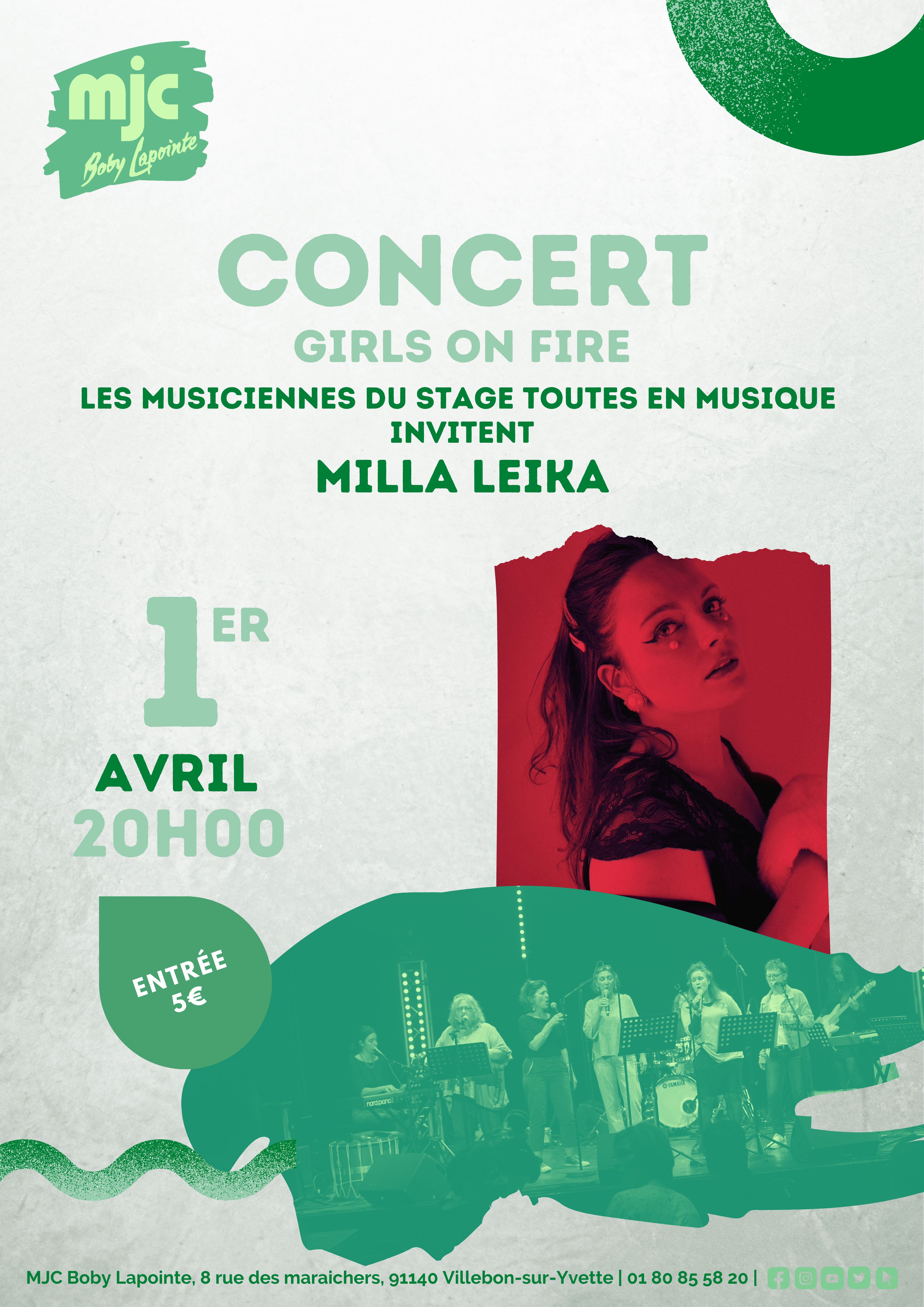 Concert: Girls on fire - M'Essonne