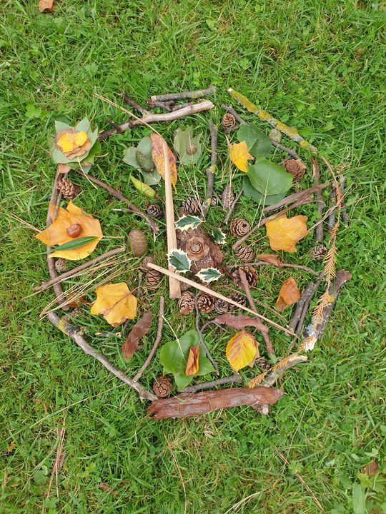 Atelier « Land art » au parc de la Grande Maison - M'Essonne